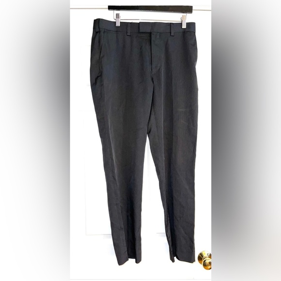 Louis Raphael | Pants | Louis Raphael Micrograin Striped Black Dress ...